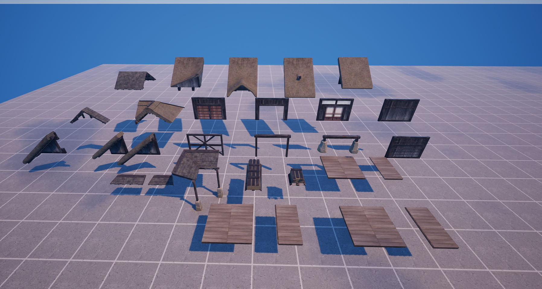 Thatch Rake Asset Pack | FortForge